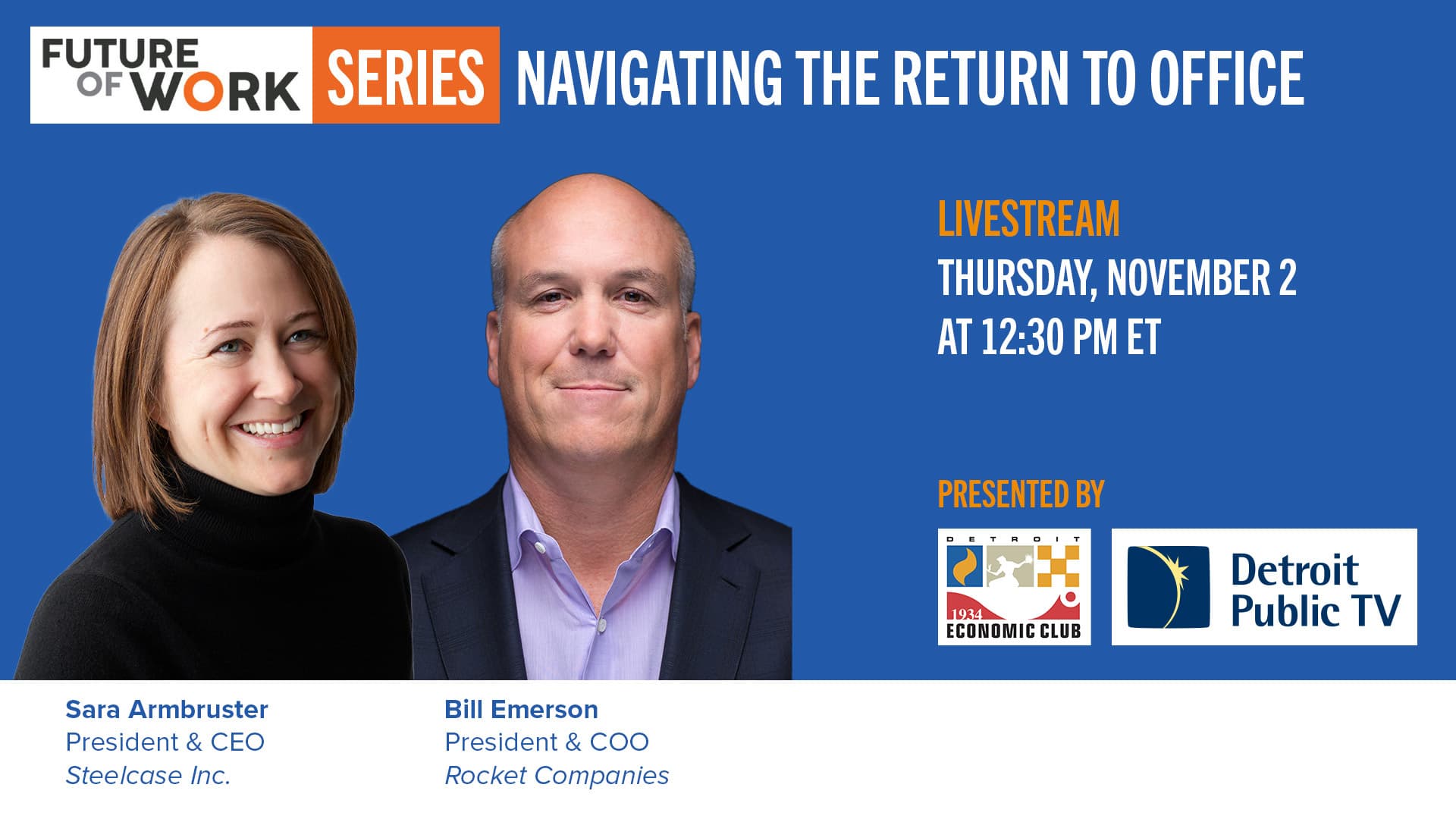 Navigating the return to office | Detroit Economic Club Future of Work ...